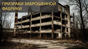 Призраки заброшенной фабрики (Мистическая история)