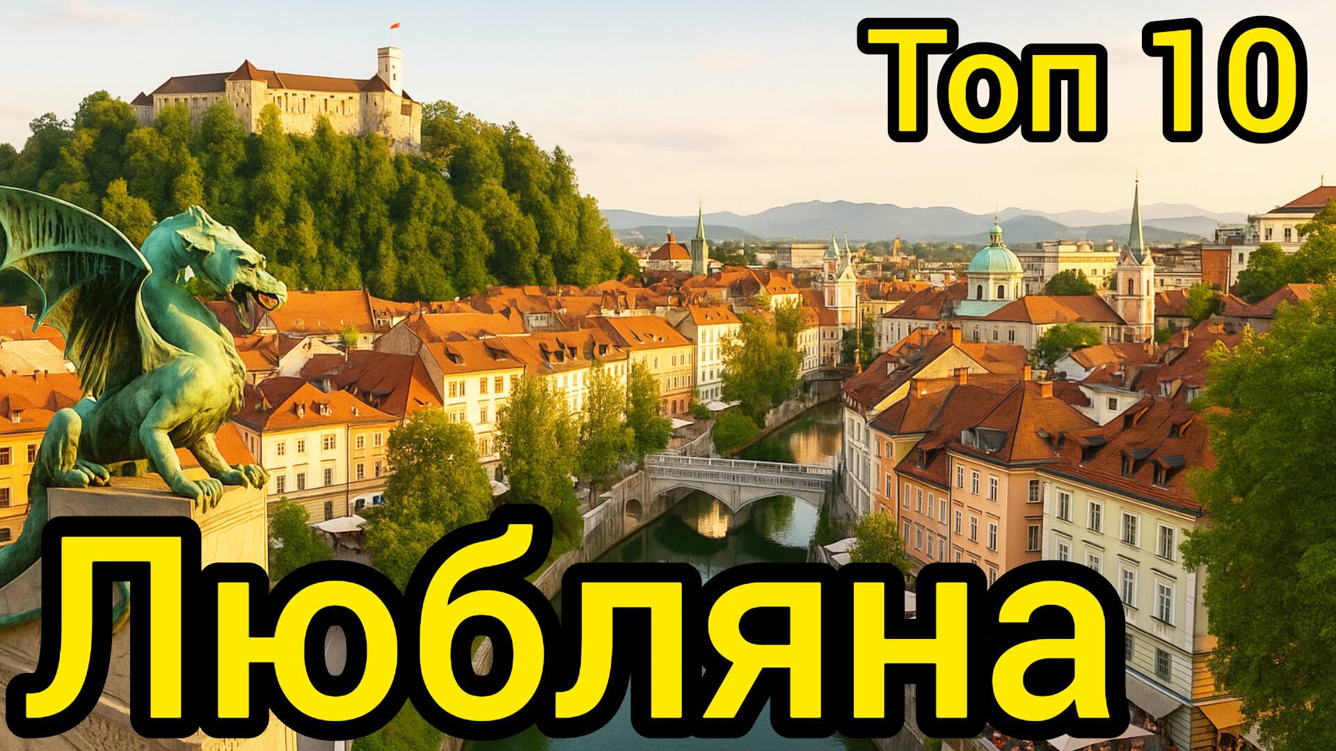 Топ 10 | ЛЮБЛЯНА : Удивительные места