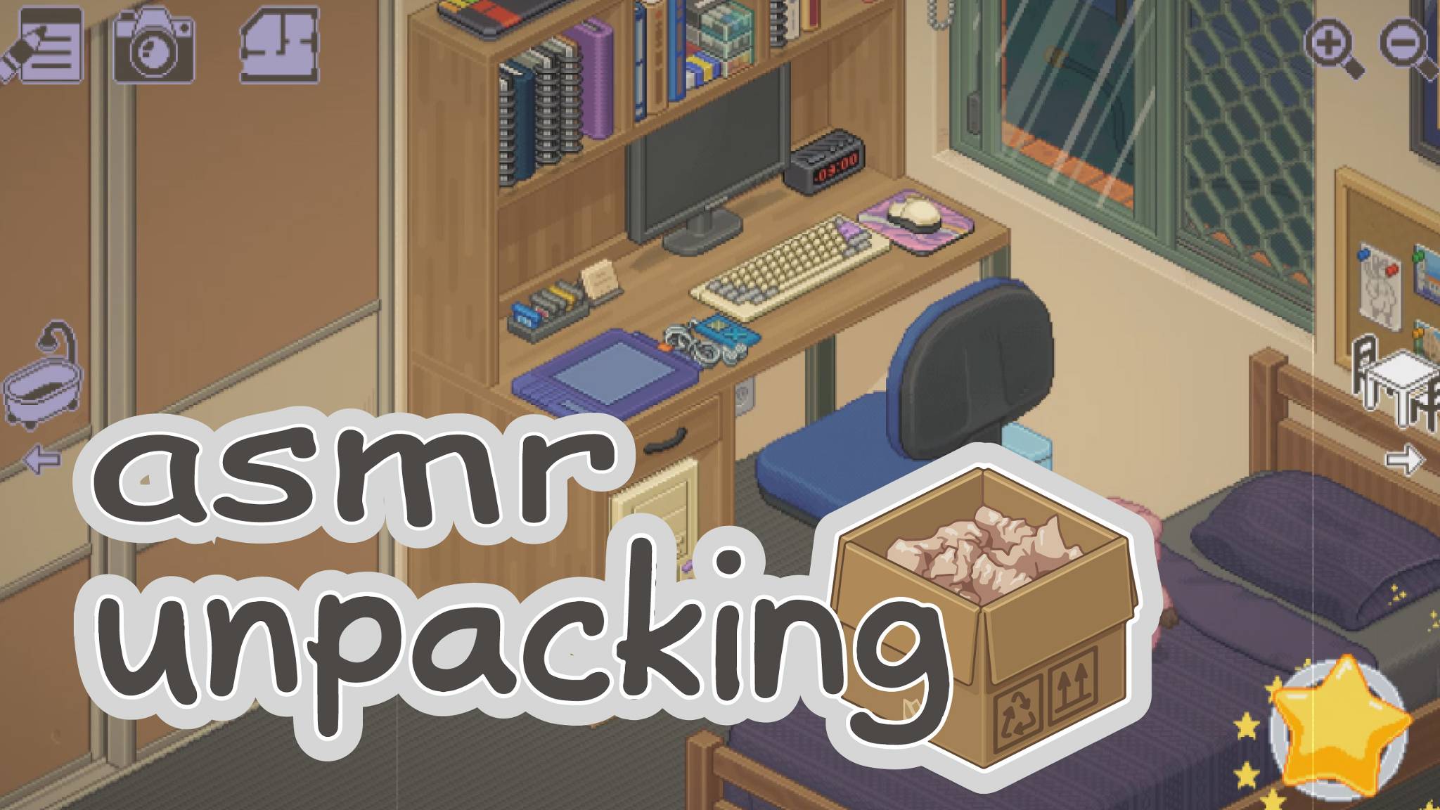 • АСМР • Играем в игру Unpacking #5 • Распаковываем вещи • Шепот и жвачка для ваших мурашек •