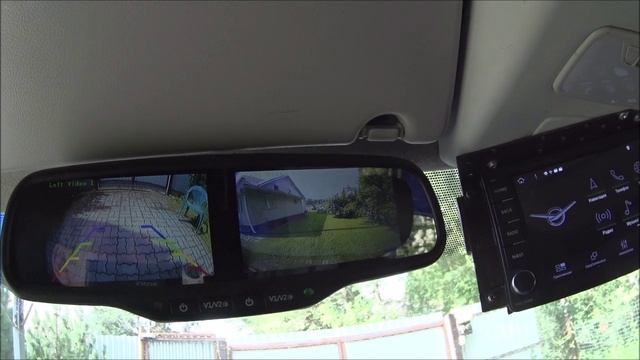 УАЗ Патриот. Монитор для контроля левого и правого борта.