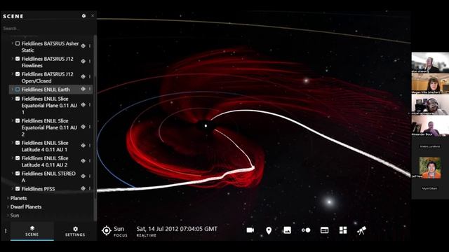 Визуализация космической погоды в OpenSpace