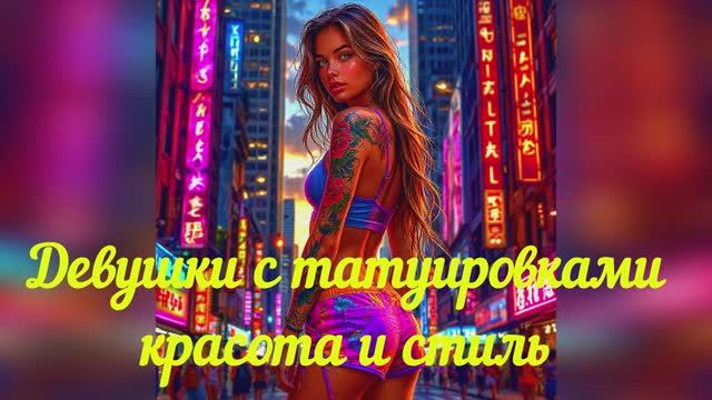 Девушки с татуировками. Искусство на коже!