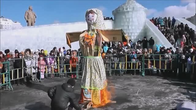 Народные масленичные гулянья в г.Чите.   (2014)