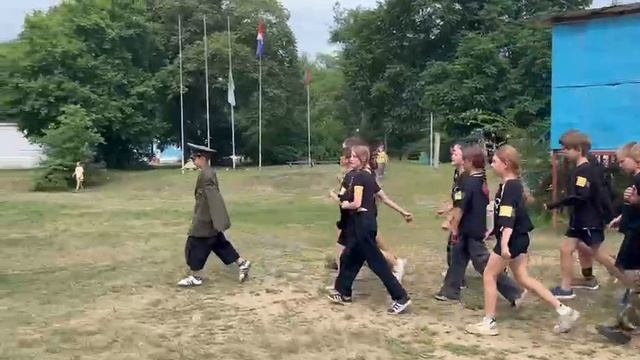 🏆 Второй этап «Строевое построение» военно-патриотической игры «Русская Сила» пройден!