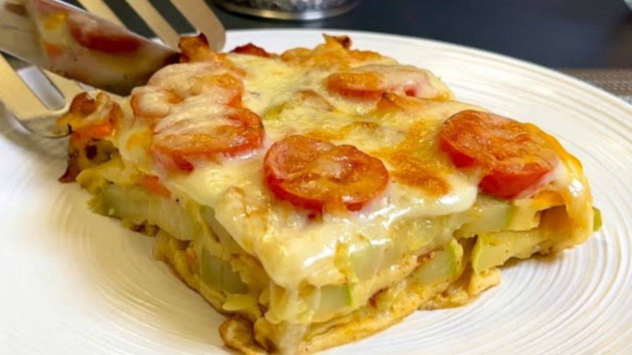 Кабачки с сыром и помидорами, попробуйте не пожалеете