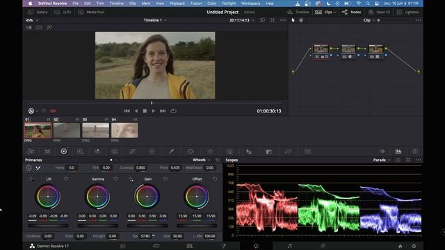 Наука о цвете Davinci YRGB [Camera RAW] + [CST] Davinci WG -﹥ ARRI ALEXA
