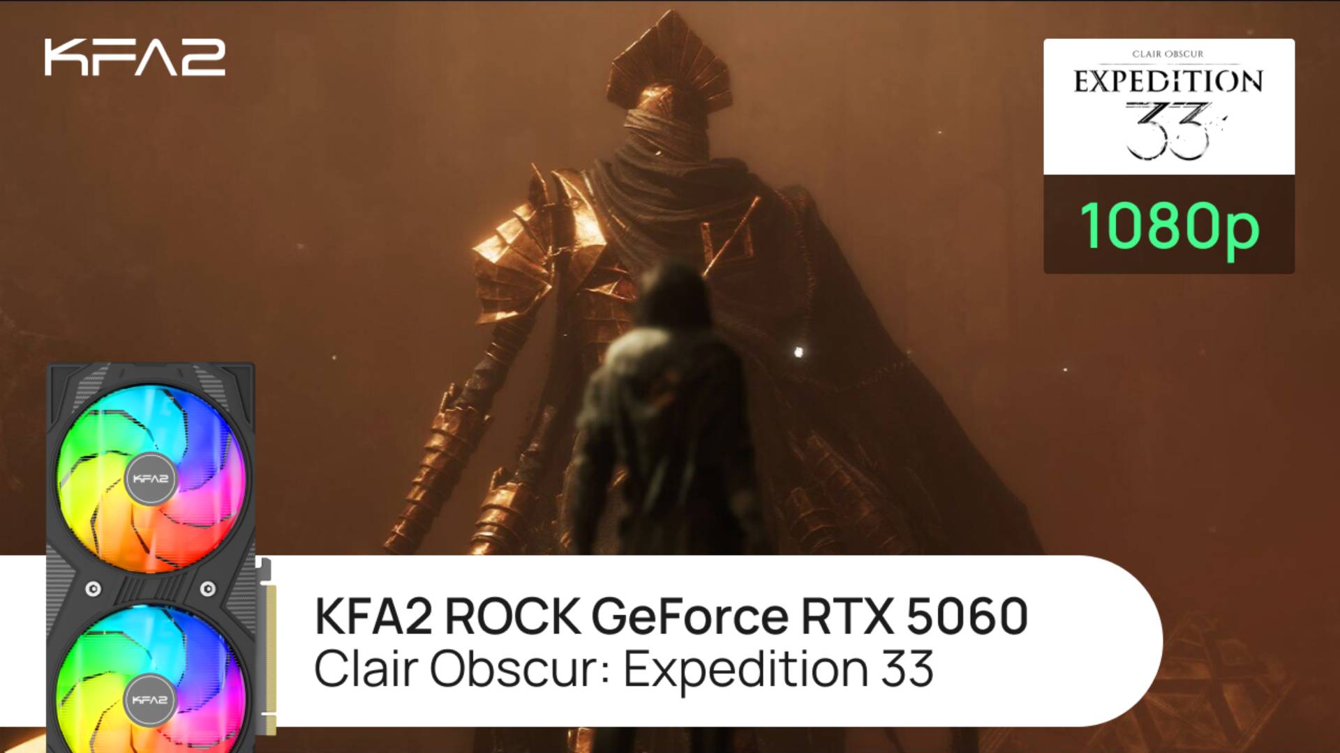 Тест видеокарты KFA2 ROCK GeForce RTX 5060 | Clair Obscur: Expedition 33 | 1080p (Full HD)