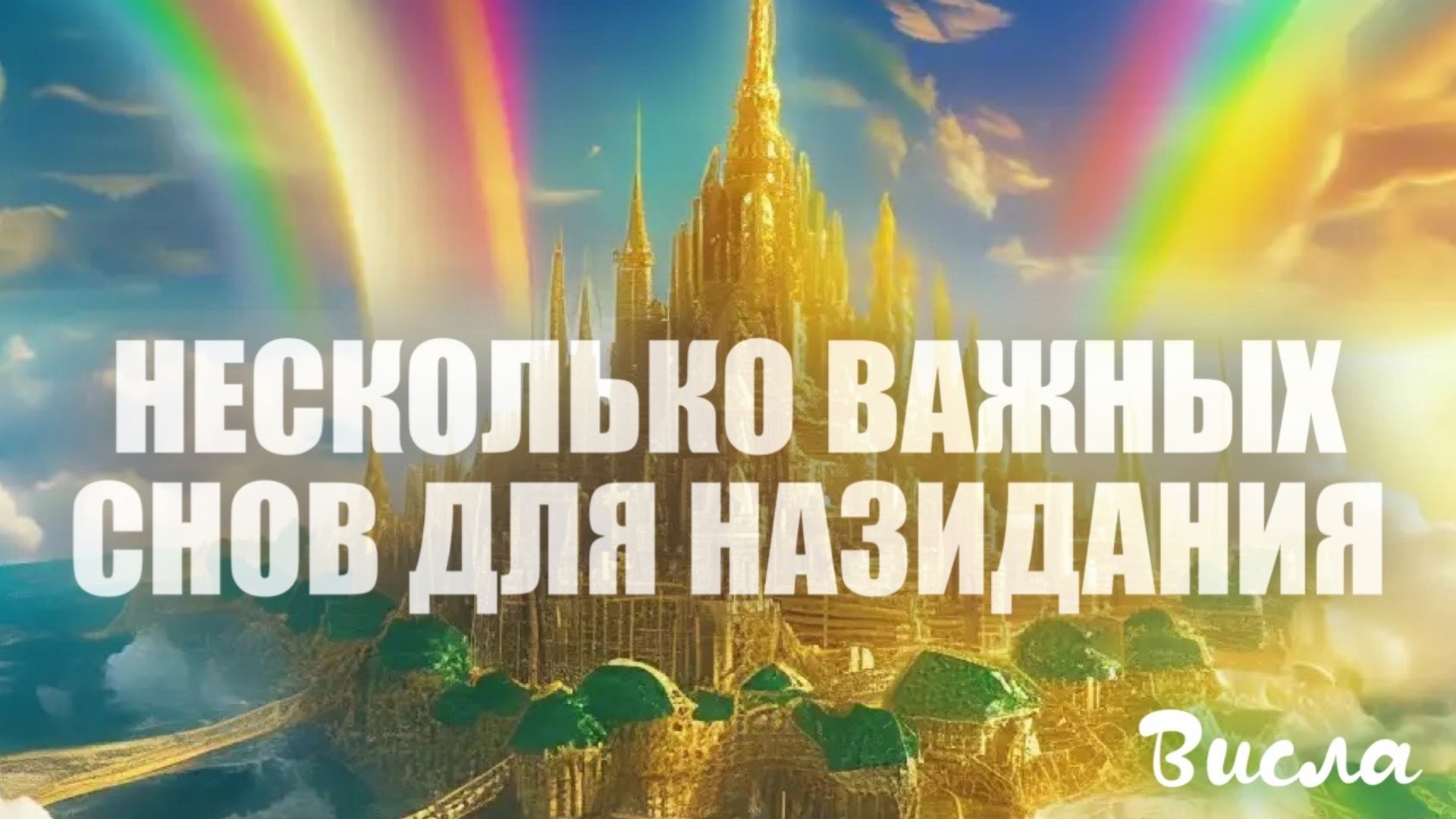 Несколько важных снов для назидания. Висла