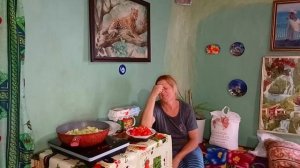 Жизнь в деревне. Салат на скорую руку Готовлю с мужем