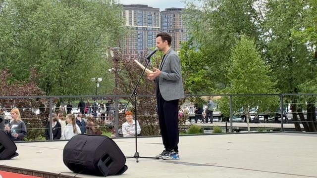 Выступление Олега Петрова на праздновании 80-летия Победы в ВОВ