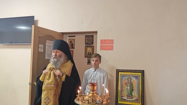Проповедь владыки Гурия в воинской части п. Тимофеевка