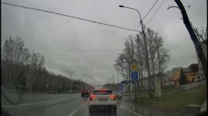 Движение на автомобиле по Тюмени до музыкальной школы и в посёлок Боровский