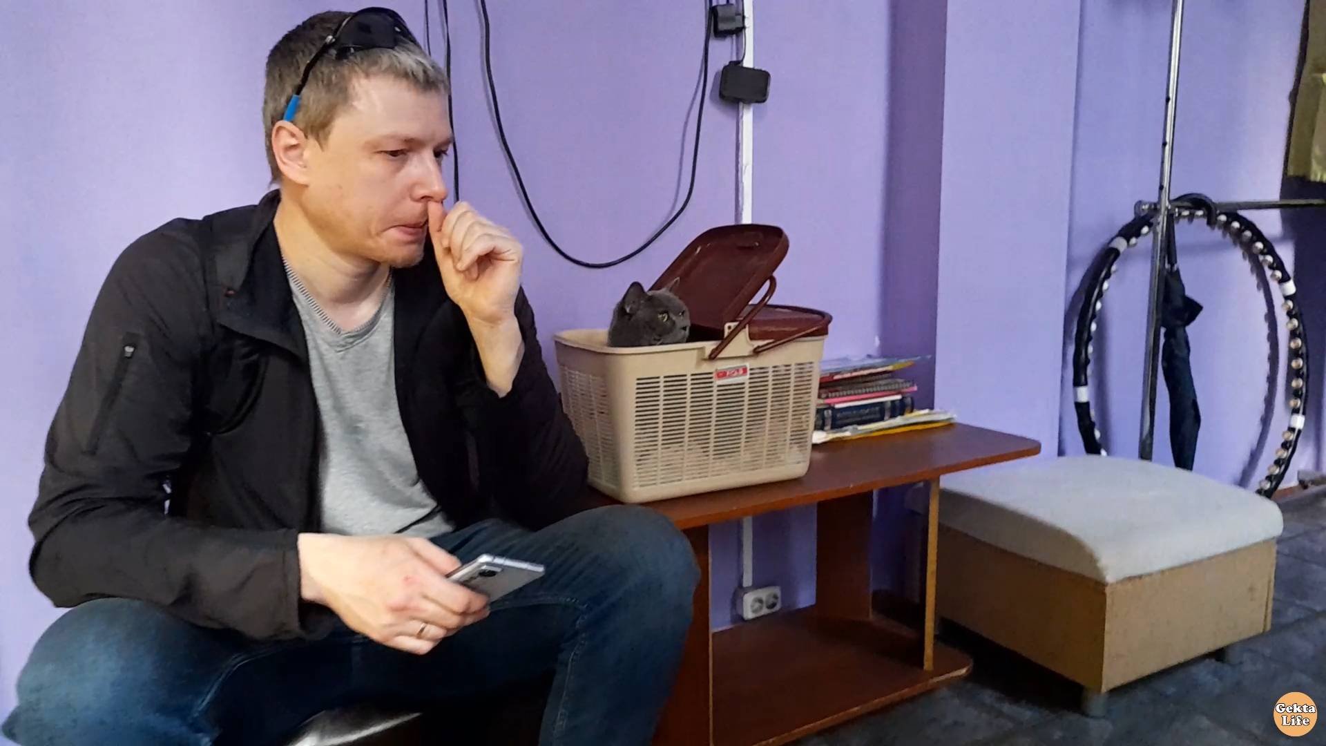 Влог: Сделали эхокардио коту Тобиасу / Результат / Муж абъюзер корчит жертву / МУКБАНГ на природе