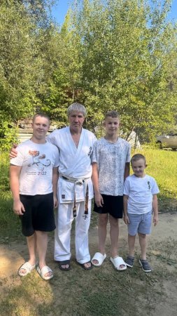 Праздничная тренировка в день рождения Масутацу Ояма