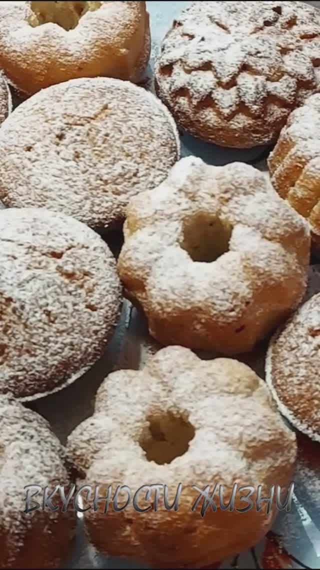 Маффины из фруктов от компота