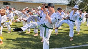 Праздничная тренировка на Пахре в день рождения Масутацу Ояма