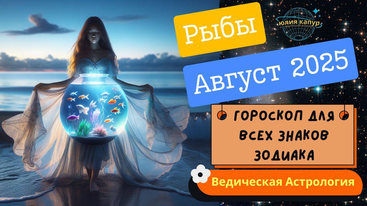 ♓Рыбы - гороскоп на Август 2025 года. От Юлии Капур