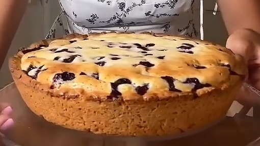 Ягодный ПИРОГ «Нежное облачко»...🥧🍒😋    Рецепт в описании ✍️