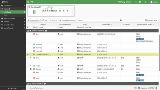 Allocate Interfaces to a VDOM - Fortinet NSE 4 - FortiOS 7.x _ CBT Nuggets