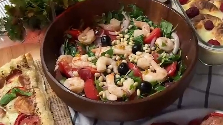 Несколько несложных Блюд на ужин...🍽🥧🍤🧀😋    Рецепт в описании ✍️
