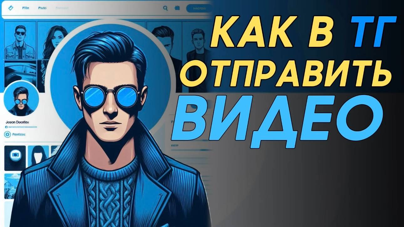 Как отправить видео в телеграм? Как отправить видео в тг? #Телеграм #Telegram #Каквтелеграм