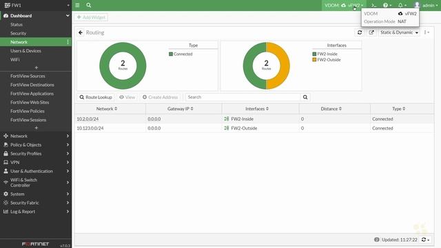 Configure VDOM Routing - Fortinet NSE 4 - FortiOS 7.x _ CBT Nuggets