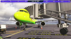 MSFS2024 Fenix simulations A320-200 SL, SBI5516, Vatsim, Astana(UACC) - Novosibirsk(UNNT)