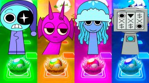 Спрунки 180 уровень - Мультики про Спрунке | МУЛЬТФИЛЬМЫ SPRUNKI в Tiles Hop