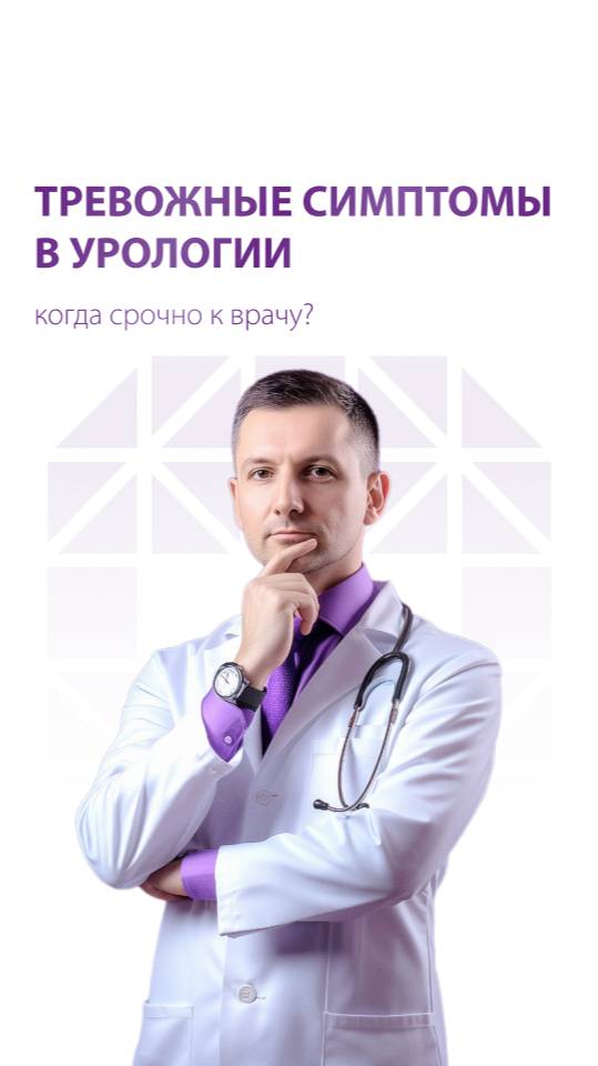 Тревожные симптомы в урологии: когда срочно к врачу?