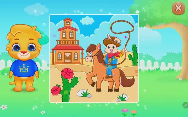Мультяшный мир пазлов от Puzzle Kids