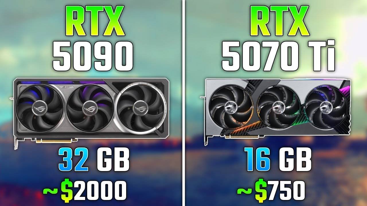 RTX 5090 vs RTX 5070 Ti | Test in 7 Games