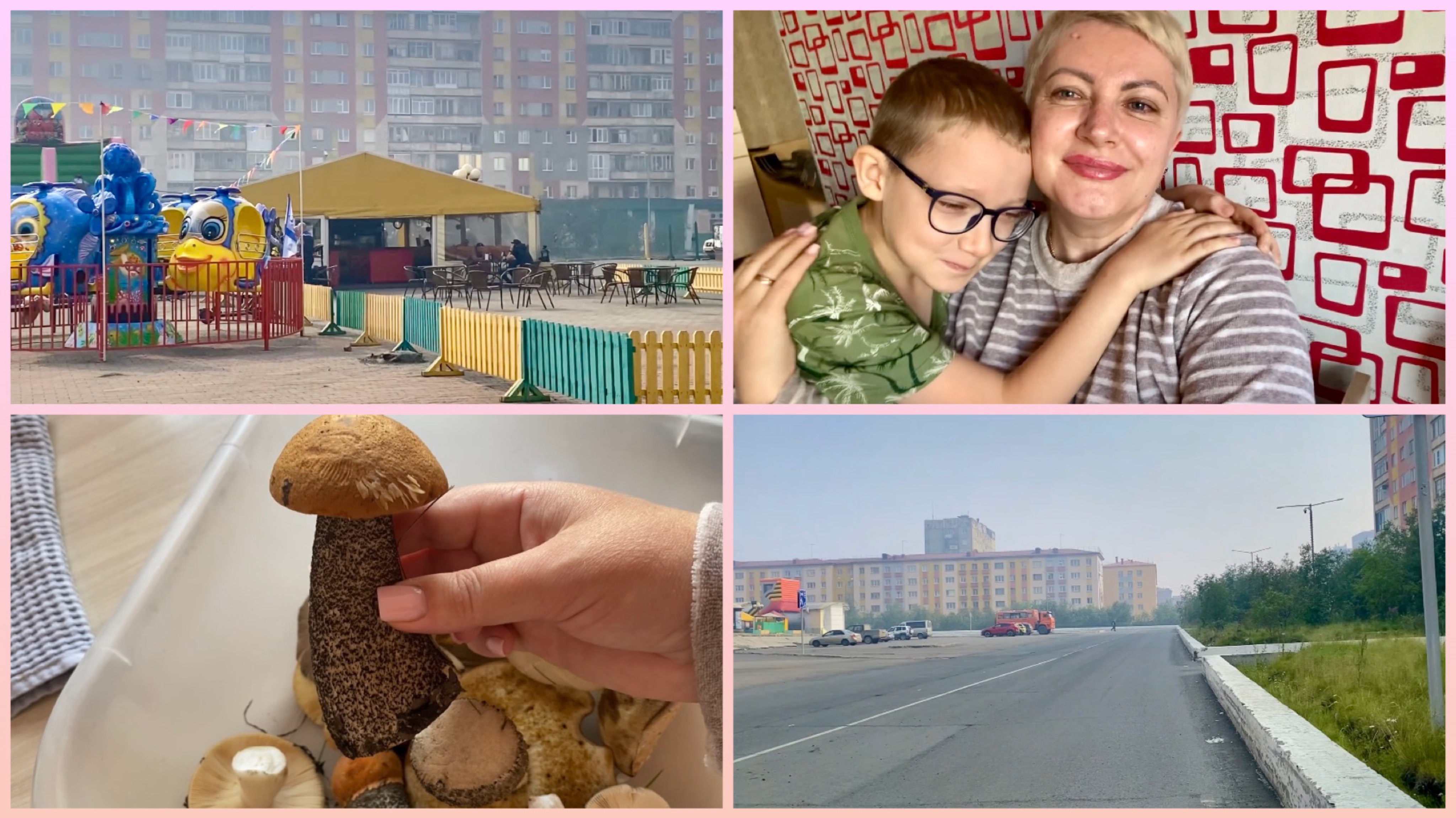 Норильск/ Мирон соскучился/ Собрала грибы на даче/  Тепло, но ГАЗ!