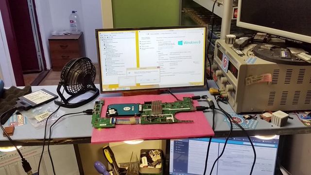 Матплата Asus X200MA заказ 19083- контрольный запуск.