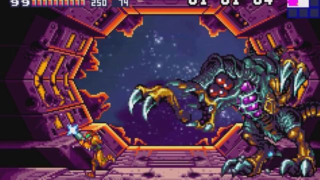 Metroid Fusion. 12. Босс Космо-хищник