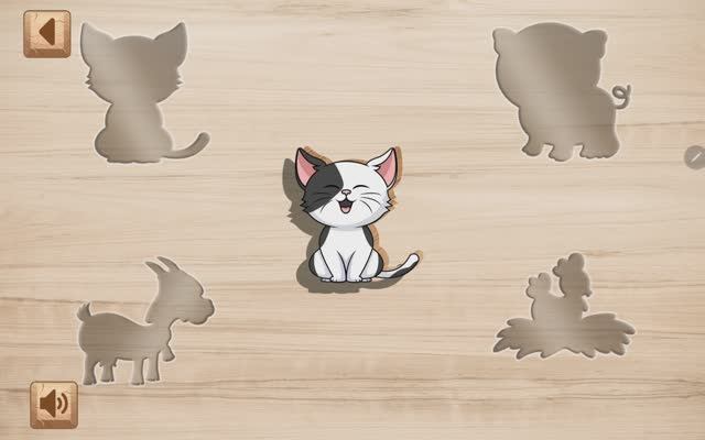 Угадай животное по тени: игра с Wooden Kids Puzzle