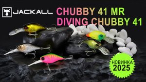 Новинки 2025 года от JACKALL! Подробный обзор Chubby 41 MR и Diving Chubby 41