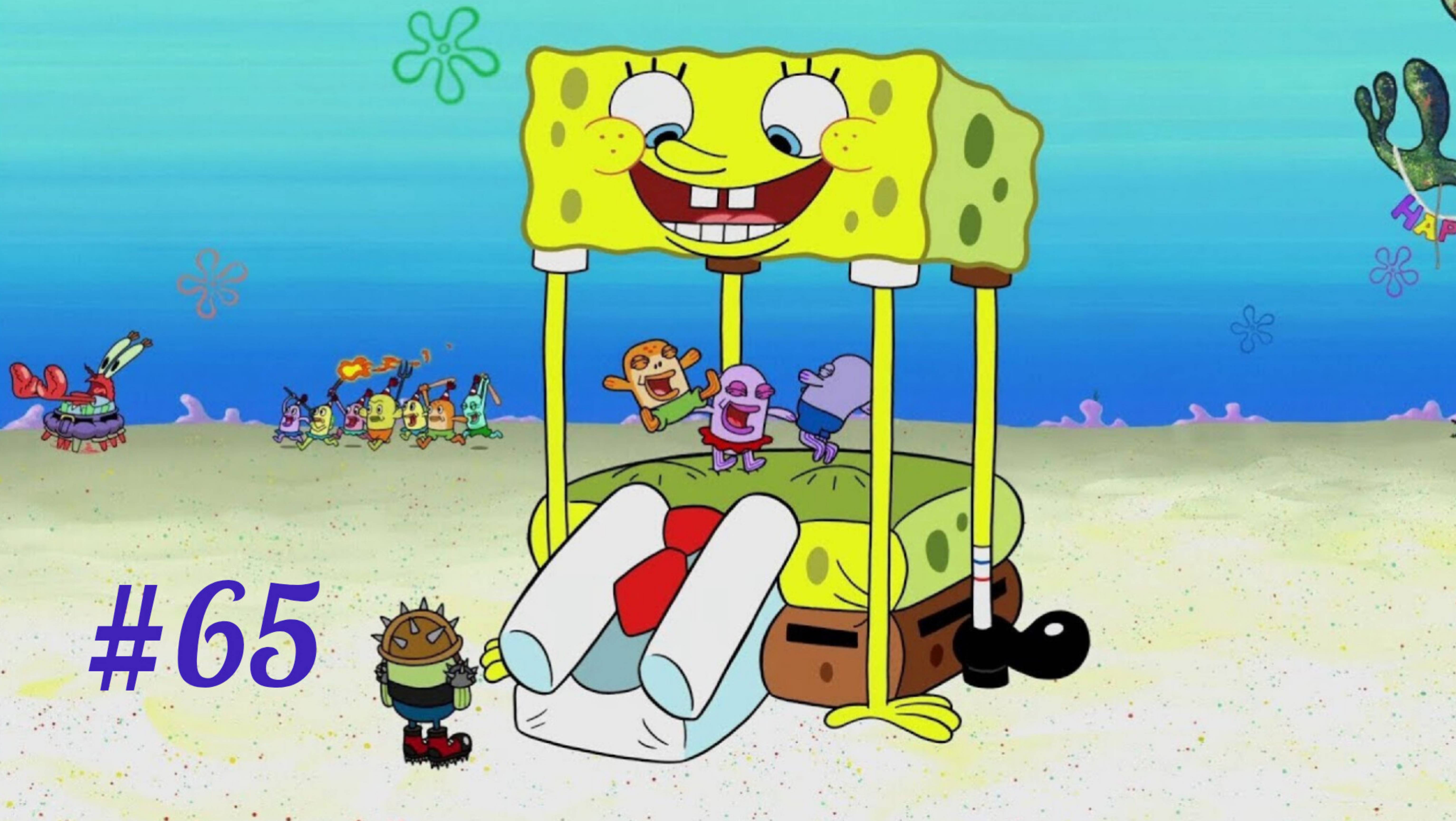 Губка Боб🔥 spongeBob👍 губка боб квадратные штаны😎 игры для детей🤘кулинарный поединок  #65