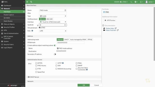 Configure VDOM Interfaces - Fortinet NSE 4 - FortiOS 7.x _ CBT Nuggets