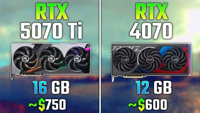RTX 5070 Ti vs RTX 4070 | Test in 7 Games