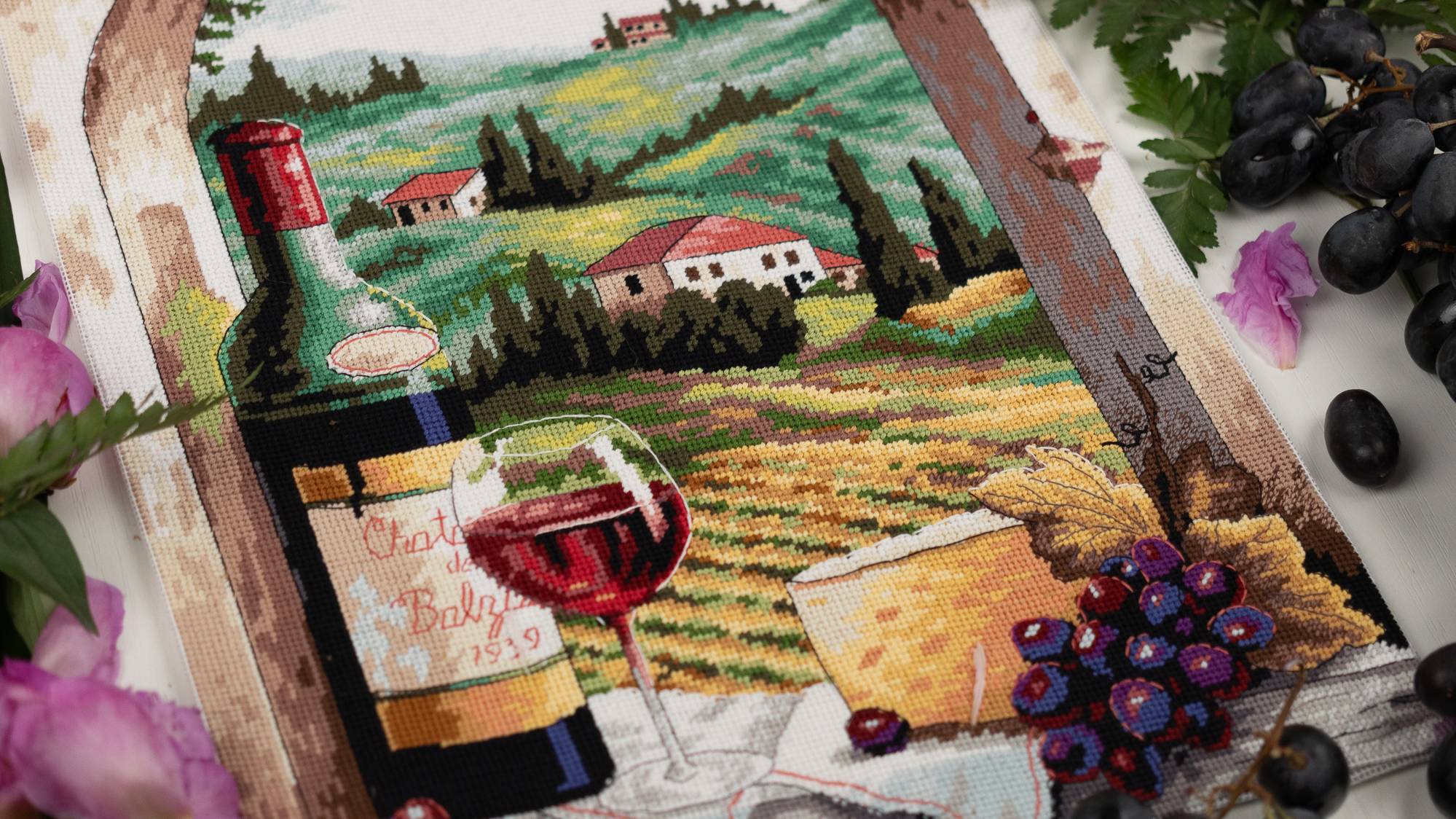 Tuscan View, Dimensions (гобелен)