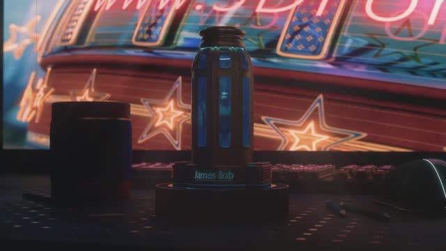 Футляр игрушечного герой Джеймса Боба