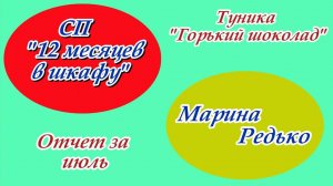 СП "12 месяцев в шкафу" / Отчет за июль / Туника "Горький шоколад"
