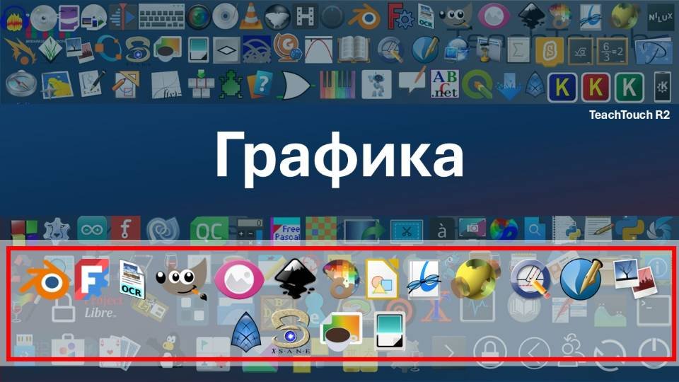 TeachTouch R2: приложения по работе с графикой