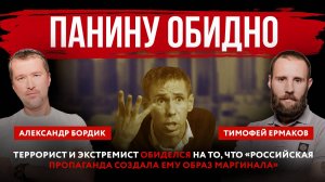Панину обидно. Террорист и экстремист обиделся на то, что «российская пропаганда создала ему образ м