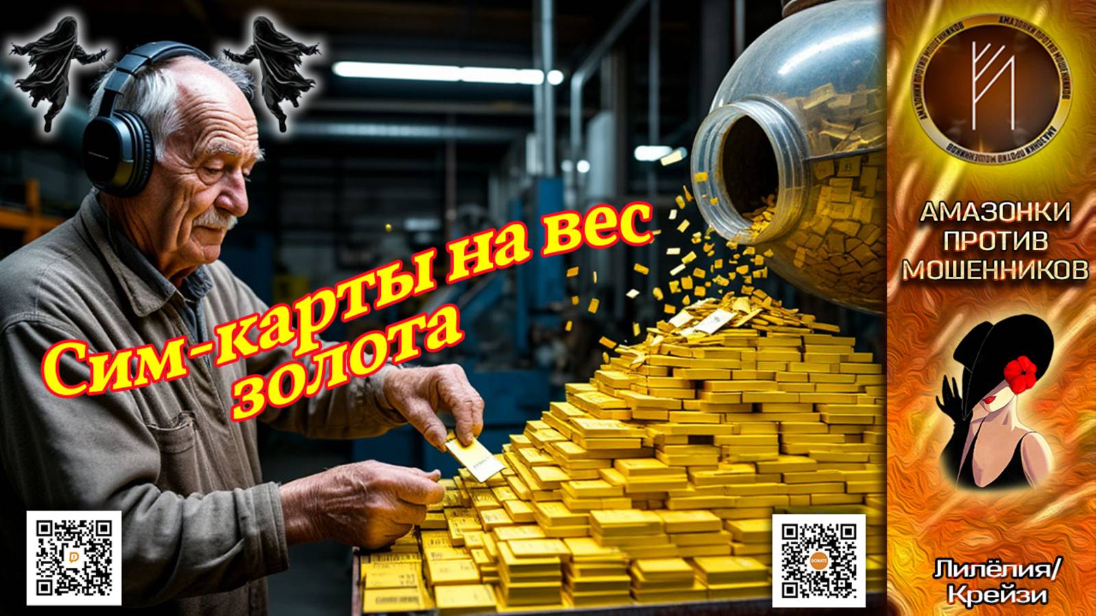 ЛИЛЁЛИЯ. Процесс переработки сим-карт. Телефонное мошенничество.