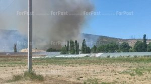 Пожар в районе Сахарной головки