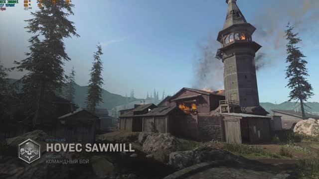 Call of Duty MW "Hovec Sawmill" (Командный бой )