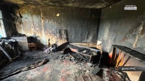 Пятерых жителей многоквартирного дома спасли от пожара в Вихоревке Братского района