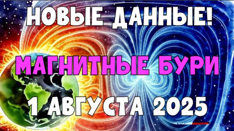 НОВЫЕ ДАННЫЕ! МАГНИТНЫЕ БУРИ 1 АВГУСТА 2025 — Что происходит с Солнцем?