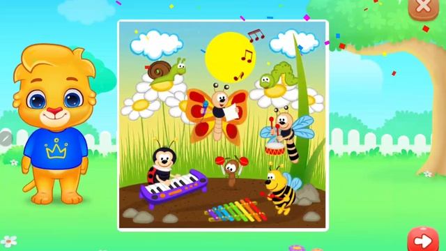 Развивающие пазлы: мультфильм-игра